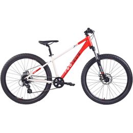 Jugendfahrrad REDLOUD "JA.01" Gr. 37, rot (weiß, rot, schwarz), Fahrräder, Kinder, 37cm, 26 Zoll (66,04cm)