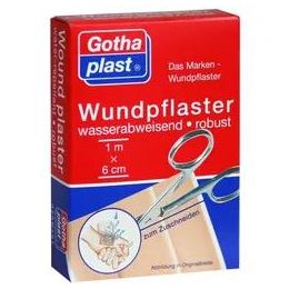 Gothaplast Wundpflaster robust 1mx6cm wasserabweisend 1 St