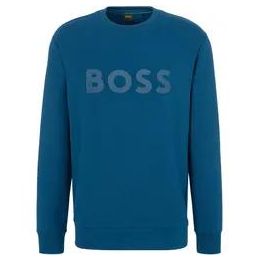 Sweatshirt BOSS Green "Salbo" Gr. XL, blau (open blue494) Herren Sweatshirts mit Logodruck