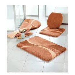 Badematte Grund Badematten Gr. rechteckig (70cm x 120cm),, orange (terrakotta) Teppiche, bunt