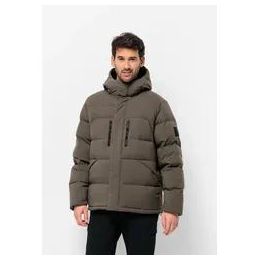 Daunenjacke Jack Wolfskin "ROEMERTOR JKT M" Gr. S (48), braun (cold-coffee) Herren Jacken