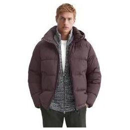 Marc O'Polo Outdoorjacke MARC O'POLO "mit abnehmbarer Kapuze" Gr. L, lila Herren Jacken