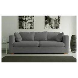 Guido Maria Kretschmer Home & Living 2,5-Sitzer GUIDO MARIA KRETSCHMER HOME & LIVING "Arles" Sofas Gr. B/H/T: 220cm x 80cm x 113cm, Webstoff, grau extra tiefe Sitzfläche, in diversen Stoffqualitäten