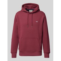 Gant Hoodie mit Label-Stitching Modell 'SHIELD'