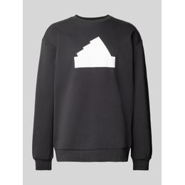 adidas Sportswear Sweatshirt mit Label-Print