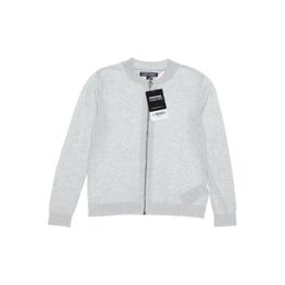 Tommy Hilfiger Damen Strickjacke, grau, Gr. 116