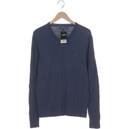 Tommy Hilfiger Herren Pullover, blau, Gr. 52