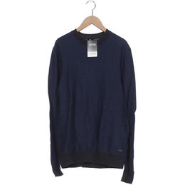 BOSS Orange Herren Pullover, marineblau, Gr. 48