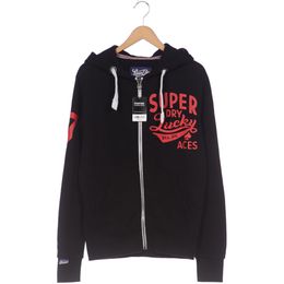 Superdry Herren Kapuzenpullover, schwarz, Gr. 46