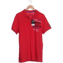 CAMP DAVID Herren Poloshirt, rot, Gr. 54