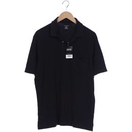 LANDS' END Lands End Herren Poloshirt, schwarz, Gr. 52