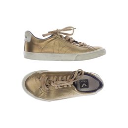 Veja Damen Sneakers, gold, Gr. 36