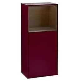 Villeroy & Boch Villeroy und Boch Finion Seitenschrank G510GNHB 41,8x93,6cm, rechts, Emotion, Regal oben Walnut veneer, Peony Matt