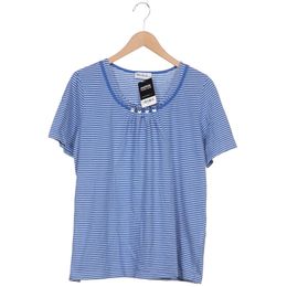 Ulla Popken Damen T-Shirt, blau, Gr. 42