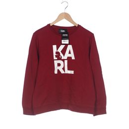 K by KARL LAGERFELD Karl by Karl Lagerfeld Damen Sweatshirt, bordeaux, Gr. 44