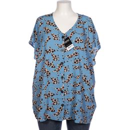 Ulla Popken Damen Bluse, blau, Gr. 50