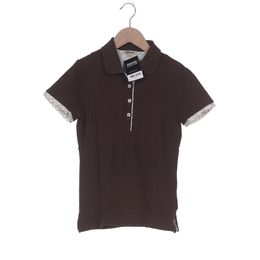 Barbour Damen Poloshirt, braun, Gr. 36