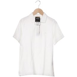 Burberry Damen Poloshirt, weiß, Gr. 34