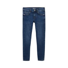 Tom Tailor Jungen Ryan Jeans mit recycelter Baumwolle, blau, Uni, Gr. 152