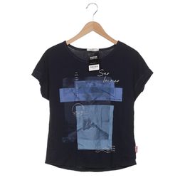 Cecil Damen T-Shirt, marineblau, Gr. 36