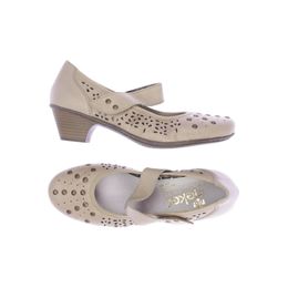 Rieker Damen Pumps, beige, Gr. 38