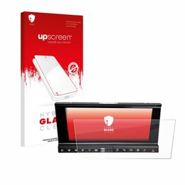 upscreen Displayschutzglas Schutzglas für DS 7 Crossback Infotainmentsystem, Schutzfolie Display Schutz Glas Folie klar, weiß