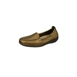 Natural Feet Damen Slipper "Aurelia", Gr. 37, gold, Leder, Schuhe, in tollem Design