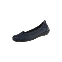 Natural Feet Damen Slipper "Polina", Gr. 38, blau, Leder, Schuhe, in tollem Design