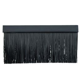 HMF Serverschrank 65429-02 Bürstenleiste für Kabeldurchführung, für 19 Zoll Serverschrank, Außen, Schwarz