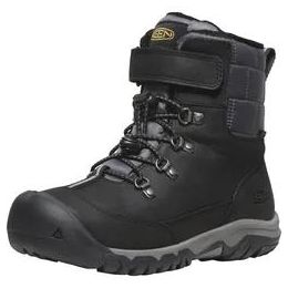 Winterstiefel Keen "KANIBOU WP" Gr. 36, schwarz (black-magnet) Damen Schuhe Winterboots Schnürboots Snowboots, Winterboots, Winterschuhe, wasserdicht