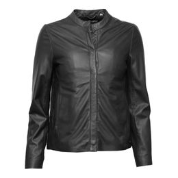 Maze Damen Lederjacke "42021233", schwarz, Gr. M, Obermaterial vorne: 100% Lammleder; Obermaterial hinten : 100% Polyester; Innenfutter: 100%