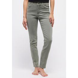 Slim-fit-Jeans Angels "CICI" Gr. 40, Länge 28, grün (past olive) Damen Jeans mit Stretch-Anteil