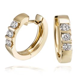 Goldmaid Damen Paar Creolen, Gelbgold 333 Gelbgold 375 Gelbgold 585 Gelbgold 750, gold, Gelbgold 333, Gelbgold 375, Gelbgold 585, Gelbgold 750,
