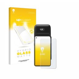 upscreen Displayschutzglas Schutzglas für Verifone T650c, Schutzfolie Display Schutz Glas Folie matt, weiß