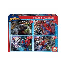 Educa Multi 4 Spider-Man 50-80-100-150 Pieces 3D Puzzle