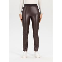 Leggings Stehmann Gr. 36, N-Gr, braun (brown stone, 2128) Damen Hosen mit Taschen