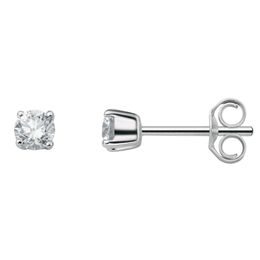 Paar Ohrhänger ONE ELEMENT "0.30 ct Diamant Brillant Ohrringe Ohrstecker aus 750 Weißgold" Gr. Damen, 0.30 ct, Diamanten-Weißgold 750, silberfarben (silber) Damen Gold Schmuck