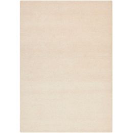 Wollteppich Home Affaire "Gabbo Natur" Teppiche Gr. B/L: 240 cm x 340 cm, 14 mm, 1 St., beige (natur) 100% Wolle, angenehme Haptik