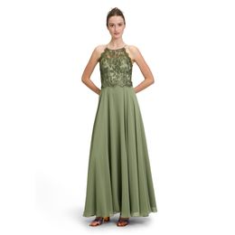 Abendkleid Vera Mont "Vera Mont rückenfrei" Gr. 32, Normalgrößen, grün (autumn green) Damen Kleider Spitze