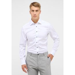 Langarmhemd Eterna "SLIM FIT" Gr. 38, Normalgrößen, weiß Herren Hemden