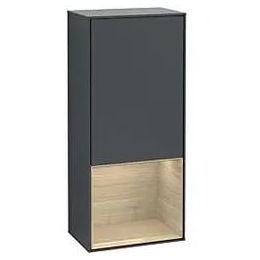 Villeroy & Boch Villeroy und Boch Finion Seitenschrank G550PCHG 41,8cm, rechts, Emotion, Regal unten Oak Veneer, Midnight Blue Matt Lacquer