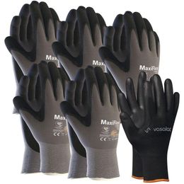 vasalat Maxiflex Handschuhe Gr. 11 Ultimate 5 Paar - Arbeitshandschuhe Herren und Damen mit hervorragendem Grip - Montagehandschuhe Nitril