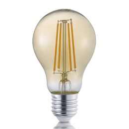 Trio LED-Filamentlampe E27 8W gold Switch Dimmer 2.700K