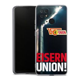DeinDesign Handyhülle Fanartikel 1. FC Union Berlin Fußball Eisern Union Typo, Xiaomi Redmi 10C Silikon Hülle Bumper Case Handy Schutzhülle, weiß