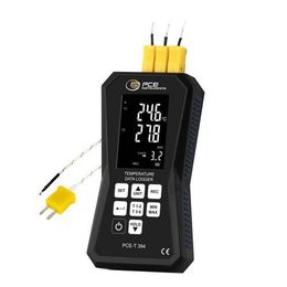 PCE Instruments 4-Kanal-Thermometer mit Datenlogger PCE-T 394 Messbereich -210 … 1370 °C Thermoelementtypen K und J