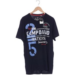 CAMP DAVID Herren T-Shirt, marineblau, Gr. 56