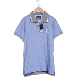 CAMP DAVID Herren Poloshirt, blau, Gr. 52