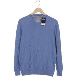 Carlo Colucci Herren Pullover, blau, Gr. 48