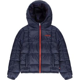 Steppjacke LEVI'S KIDS "LVB MDWT PUFFER JKT" Gr. 8 (128), blau (ocean cavern) Jungen Jacken for BOYS