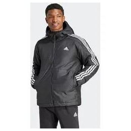 Outdoorjacke Adidas SPORTSWEAR "ESS 3S INS HO J" Gr. M, schwarz Herren Jacken